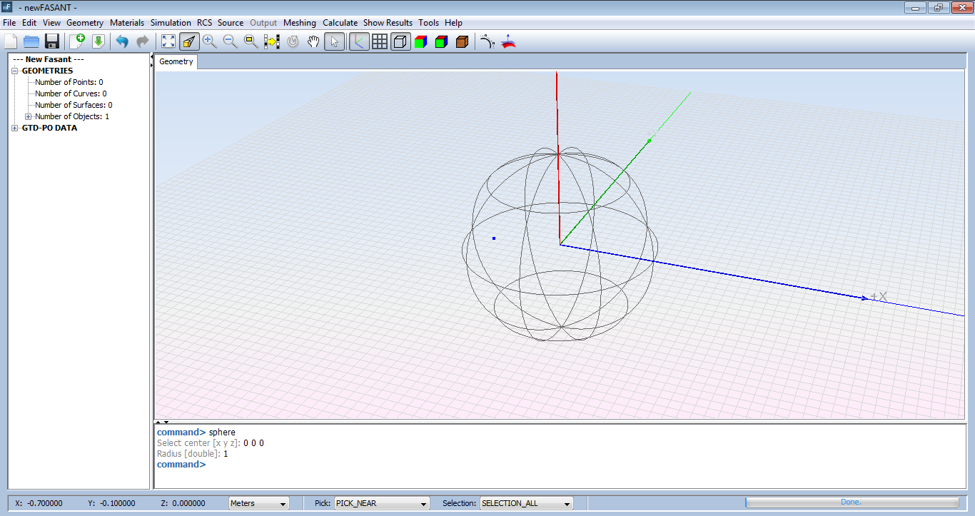 Example 1: Monostatic RCS of a Sphere and a Box