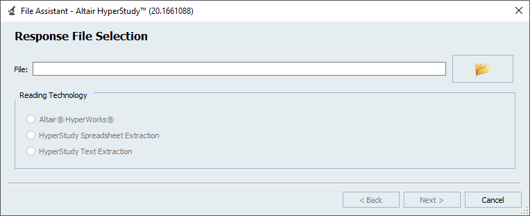Optimising the Bandpass Filter with HyperStudy Using Scripting
