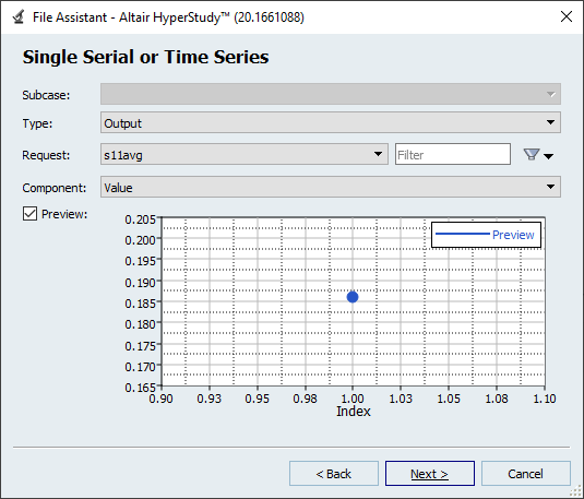 Optimising the Bandpass Filter with HyperStudy Using Scripting