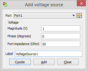 Adding a Voltage Source