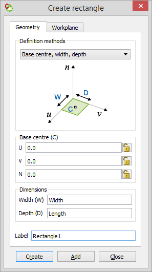 Creating a Rectangle