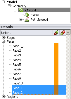 Removing Redundant Geometry Faces