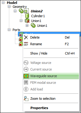 Adding a Waveguide Source