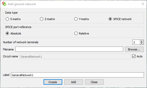 Adding a General Network (SPICE)