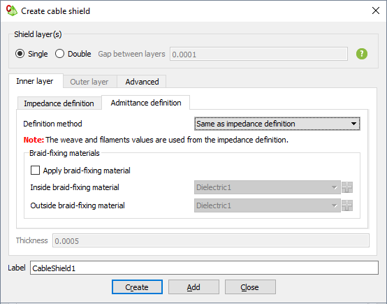 Creating a Braided Cable Shield Layer (Kley)