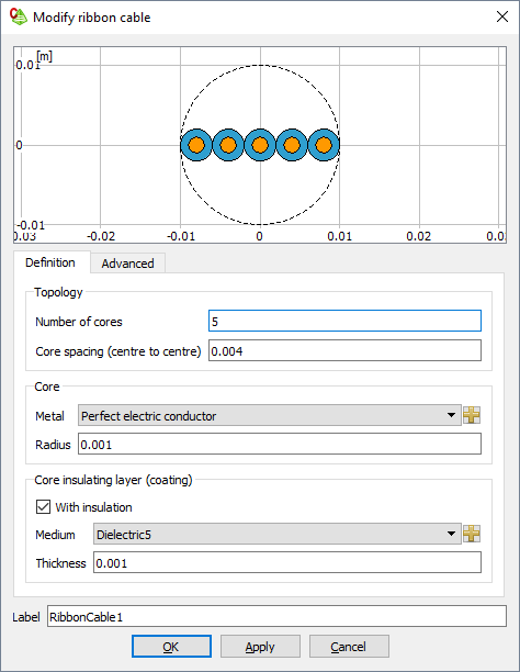 Defining a Ribbon Cable