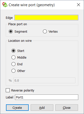 Creating a Wire Port