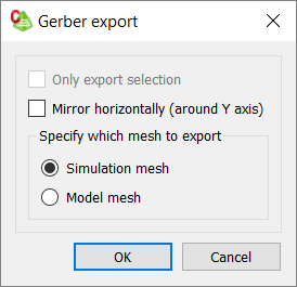 Exporting Mesh to Gerber Format
