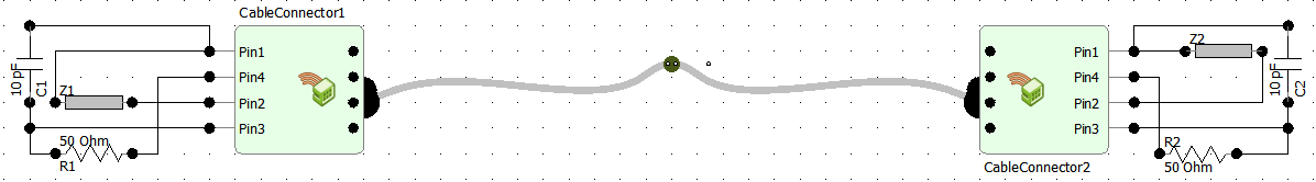 Example: Cable Reference Direction - Disconnected from an Installation