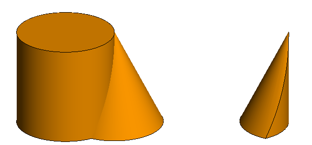 intersecting 3d shapes