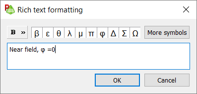 Adding Greek Symbols and Character Formatting to Text
