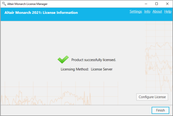 Altair Monarch 2021 License Manager Help - Activation Using a License ...
