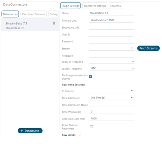 Altair Panopticon Web Authoring Help - StreamBase 7.1