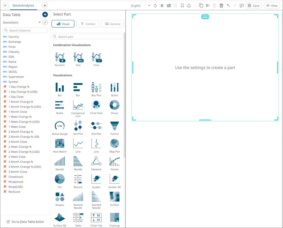 Altair Panopticon Web Authoring Help - Dashboard Design