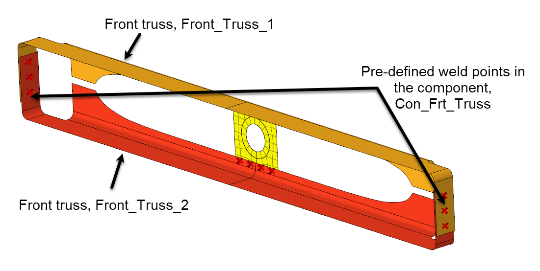 Exercise 1: Weld Between Geometry Surfaces and Shell Elements