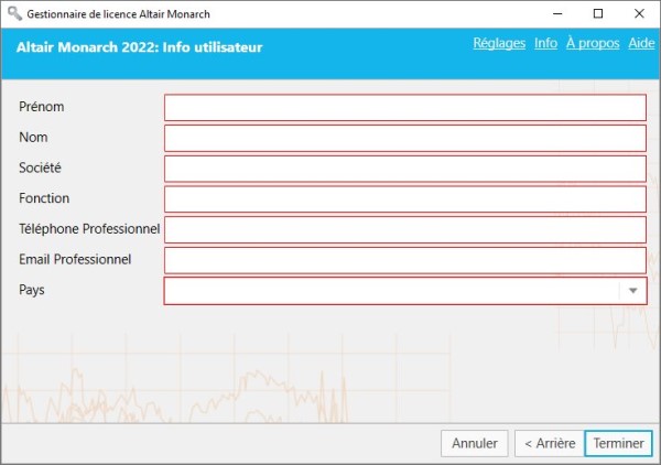 Aide du Gestionnaire de licence Altair Monarch - Utilisation de Monarch ...