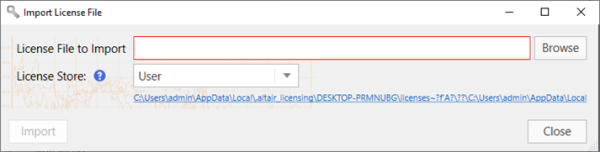 Altair Monarch 2022 License Manager User Guide - License File