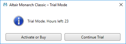 Altair Monarch 2022 License Manager User Guide - Using Monarch in Trial ...
