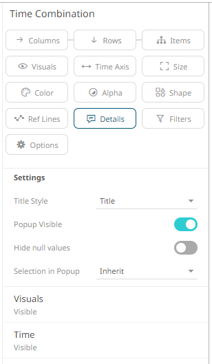 Altair Panopticon Web Authoring Help - Details Variable Configuration for Visualizations with ...