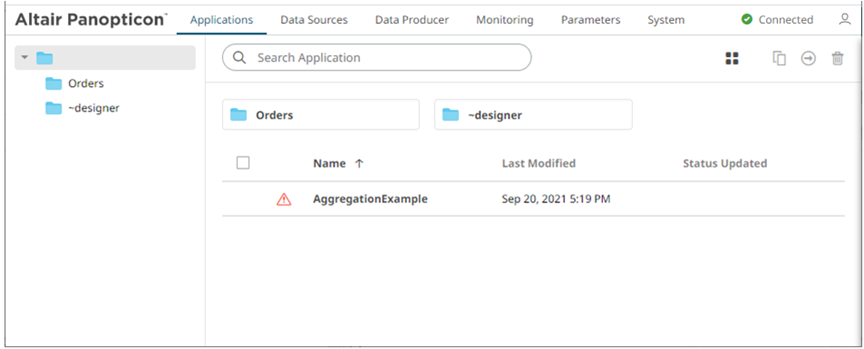 Altair Panopticon Streams Server Installation And Reference Help Uploading Applications