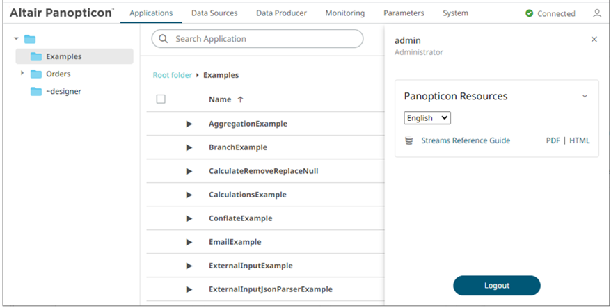 Altair Panopticon Streams Server Installation and Reference Help - [14] Panopticon Resources