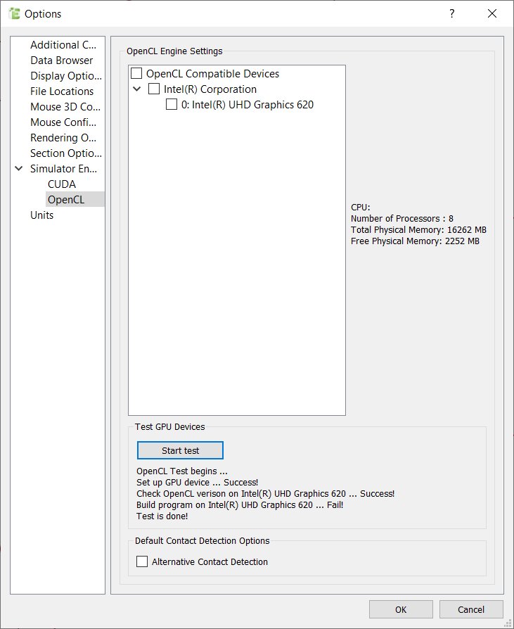 Open CL GPU Troubleshooting