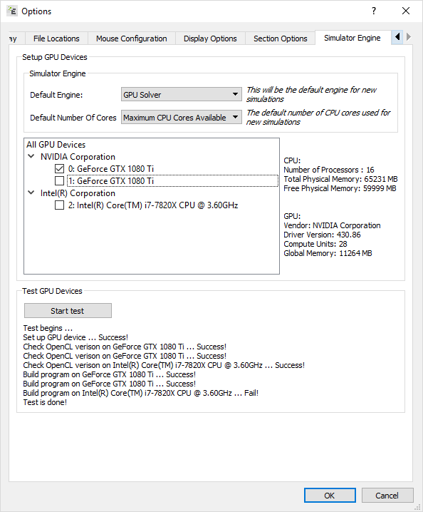 OpenCL GPU Hardware Setup