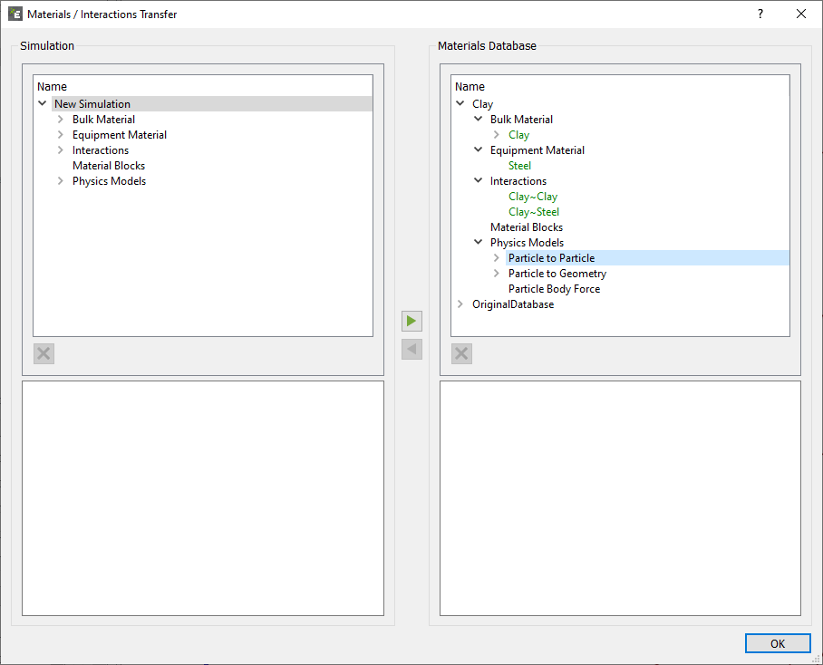 Transferring Material