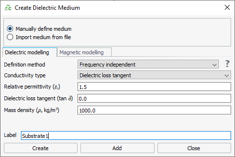 Defining a Dielectric