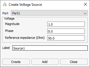 Creating a Voltage Source