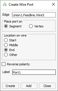 Creating the Wire Port