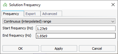 Setting the Simulation Frequency