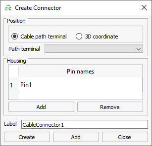 Defining Cable Connectors