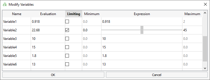 Modifying Multiple Variables