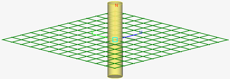 Edge Port on a Thick Dipole