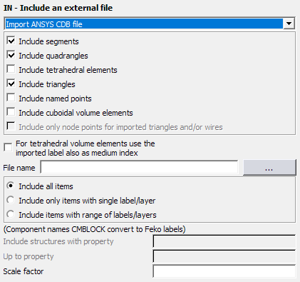 Import ANSYS CDB File