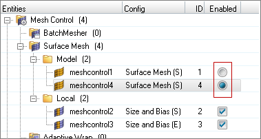 Enable Mesh Controls