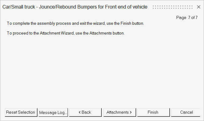 Assembly Wizard Dialog