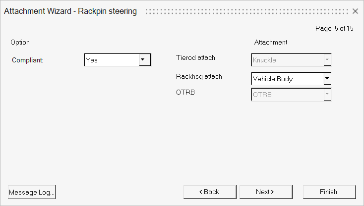 Attachment Wizard Dialog