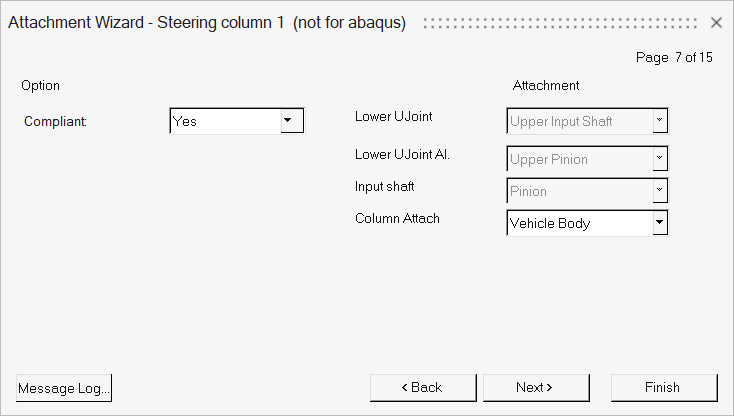 Attachment Wizard Dialog