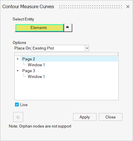Contour Measure Curves