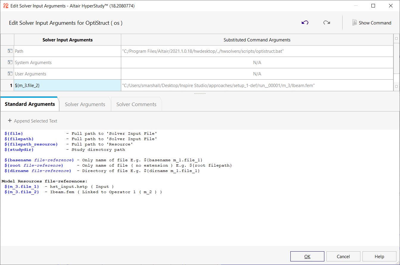 HS-1650: Beam Cross-Section Study with Inspire Studio