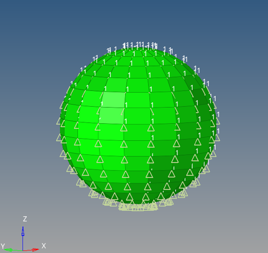 OS-V: 1200 Pulsating Sphere: Exterior Acoustic Analysis using Infinite Elements (IE) and ...