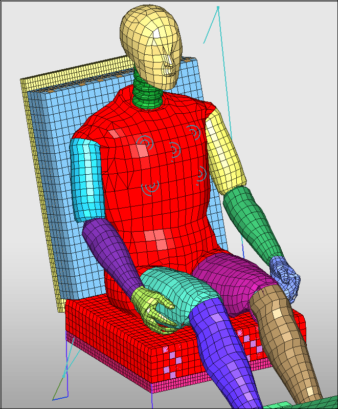 RD-T: 3150 Seat Model with Dummy