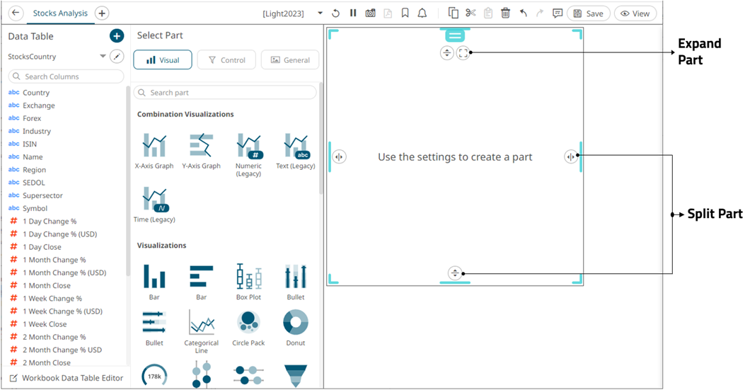 Altair Panopticon Web Authoring Help Dashboard Design