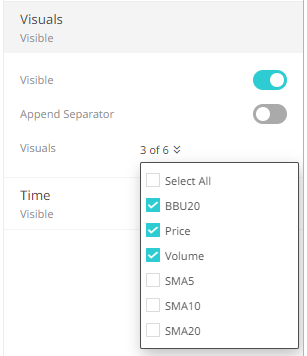 Altair Panopticon Web Authoring Help - Details Variable Configuration for Visualizations with ...