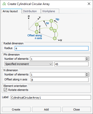 Creating a Cylindrical / Circular Antenna Array