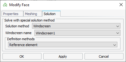 Applying a Windscreen Layer to a Face