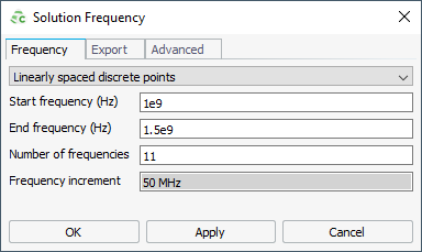 Frequency Options