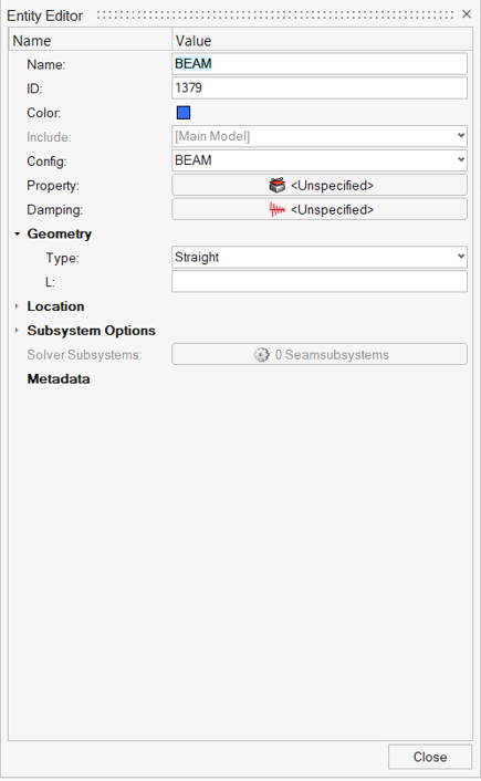 Create and Edit a Beam